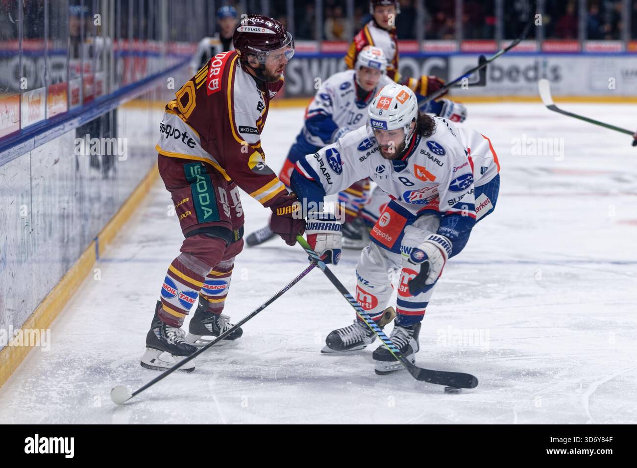 Marc-Antoine Pouliot (78 Geneve-Servette HC) Willy Riedi (8 ZSC Lions ...