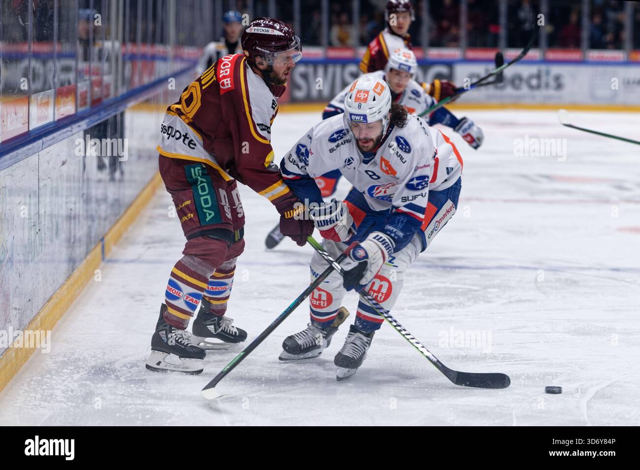 Marc-Antoine Pouliot (78 Geneve-Servette HC) Willy Riedi (8 ZSC Lions ...