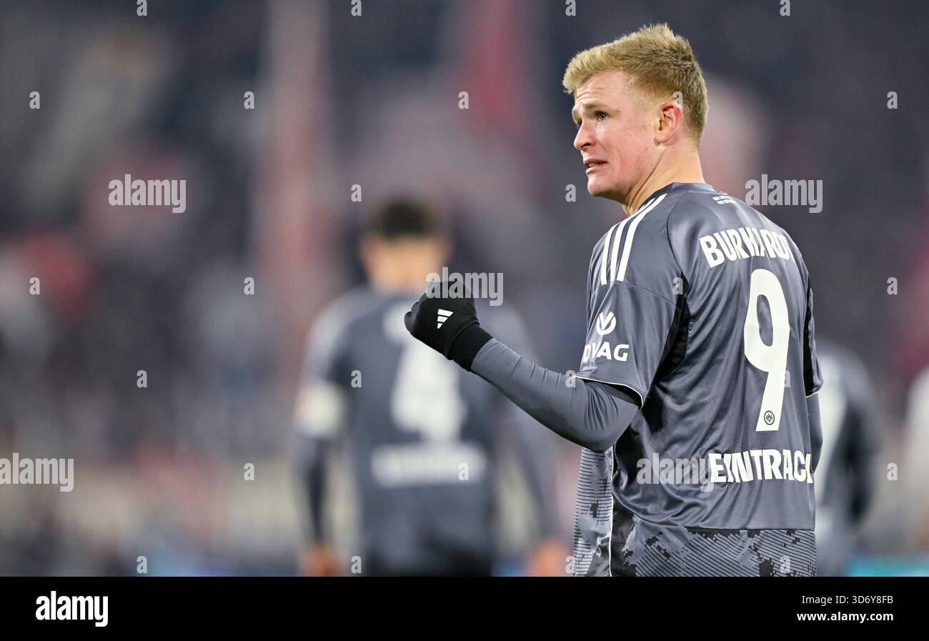 1:4 Goal, celebration, goal scorer Jonathan Burkardt (Frankfurt ...
