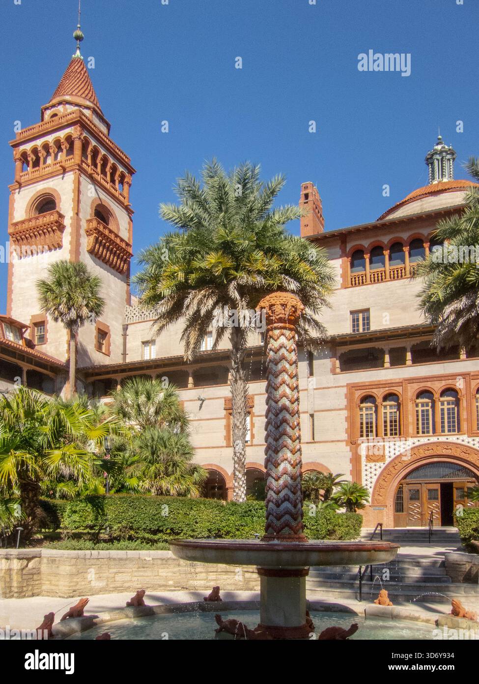 Flagler College, the former Hotel Ponce de Leon, in St. Augustine ...