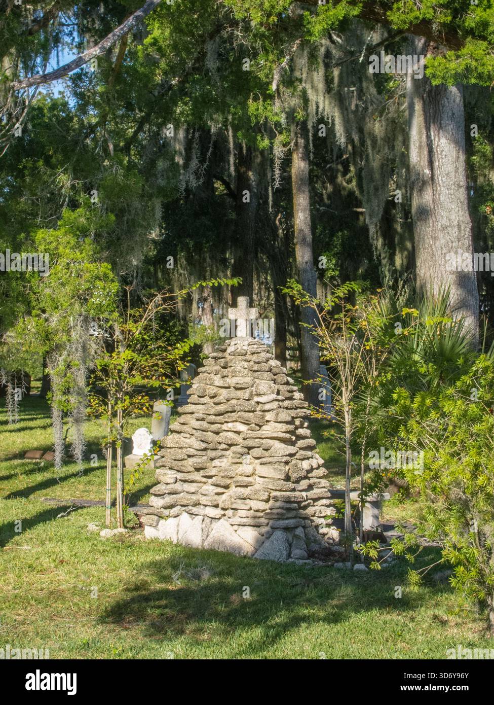 Stacked stone tomb in the Cemetery of Our Lady La Leche in St ...