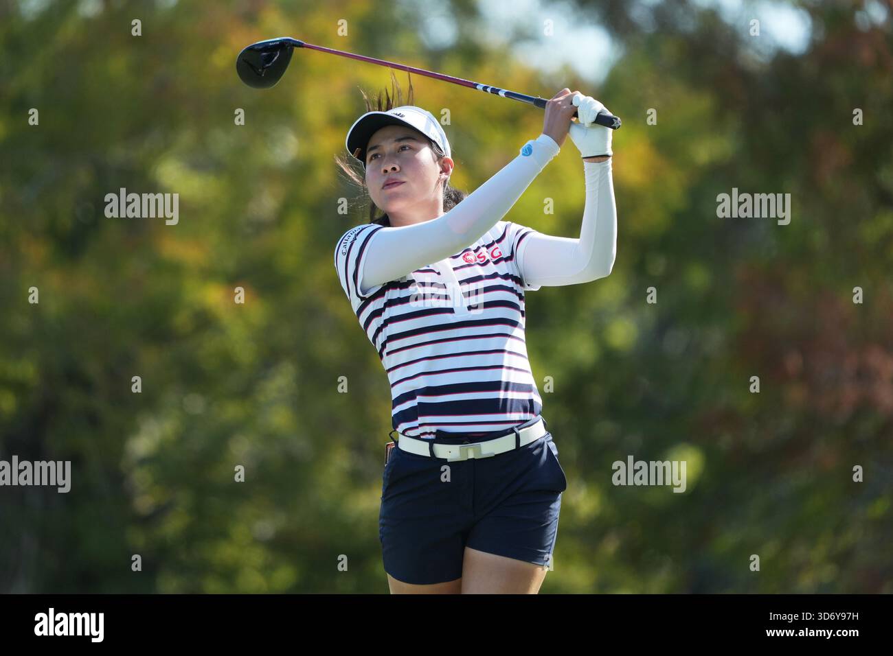 Jeeno Thitikul of Thailand hits from the third tee during the third ...