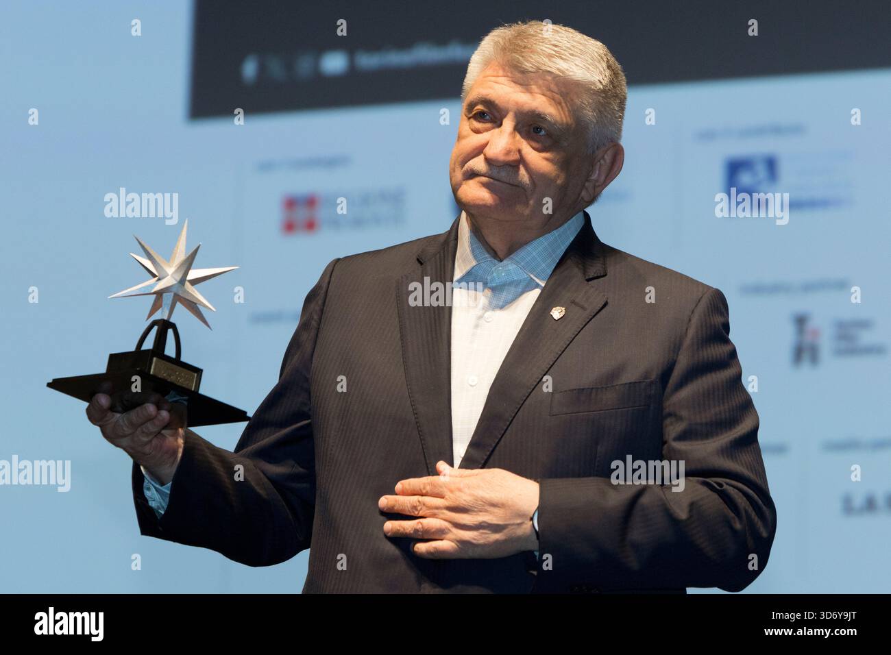 Turin, Italy. 21st November 2025. Film director Aleksandr Sokurov ...