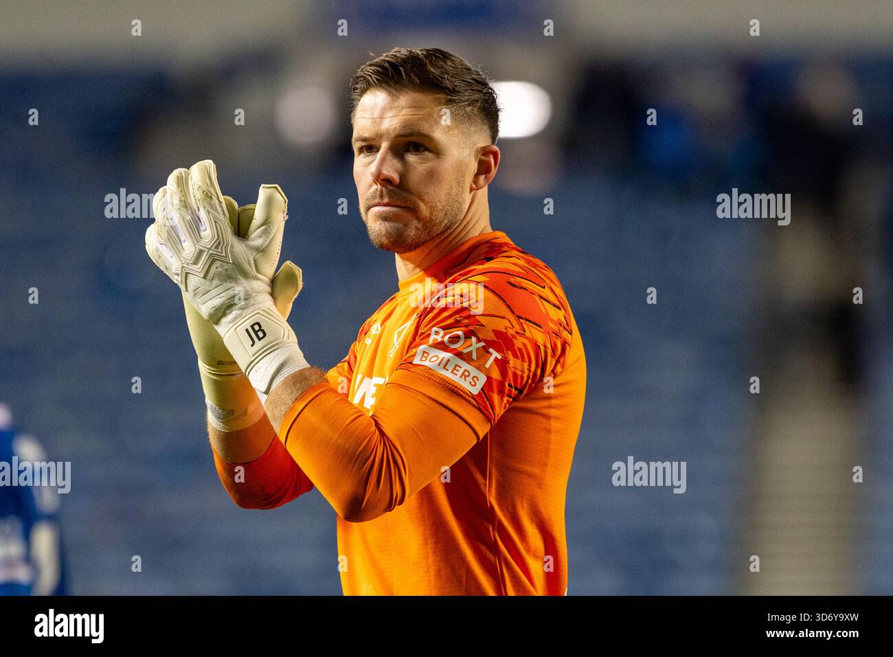 22 Nov 2025. Glasgow, UK. Rangers FC played Livingstone FC at Ibrox ...