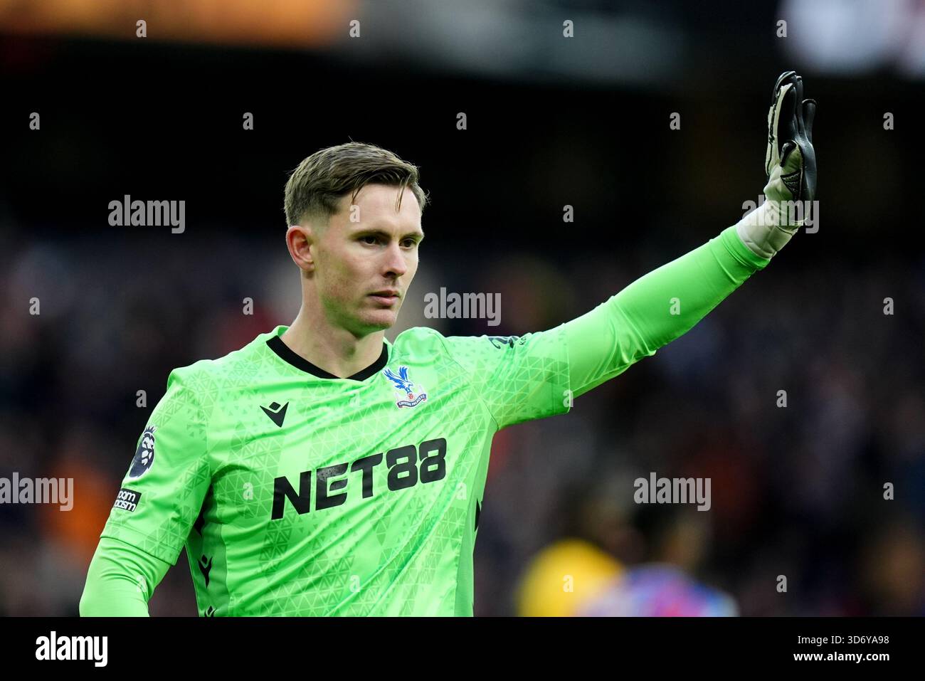 Crystal Palace goalkeeper Dean Henderson during the Premier League ...