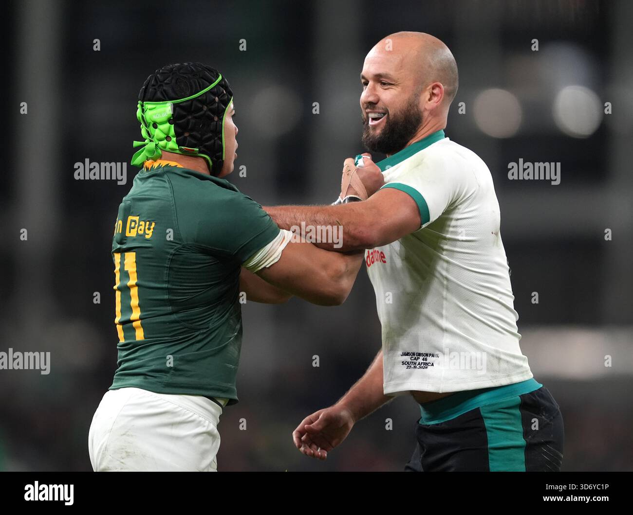 Tempers fray between South Africa's Cheslin Kolbe and Ireland's Jamison ...