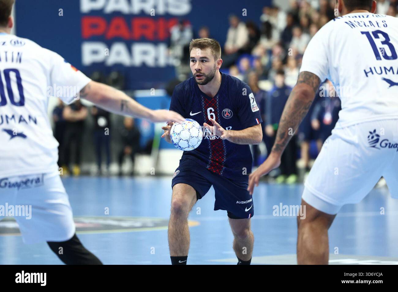 Luc Steins of Paris Saint-Germain Handball during the Liqui Moly StarLigue match between Paris ...