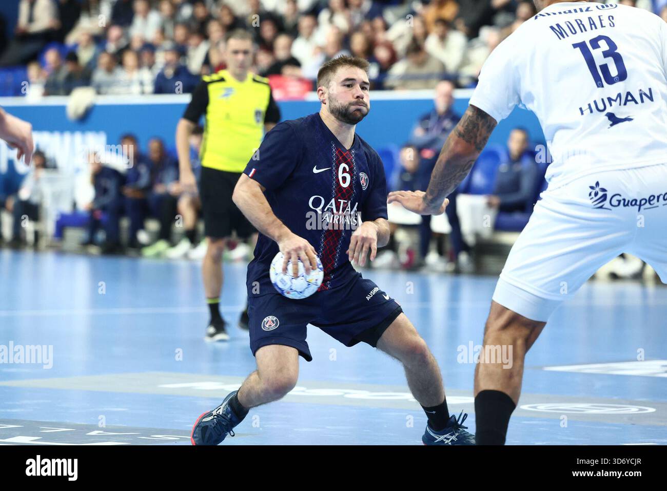 Luc Steins of Paris Saint-Germain Handball during the Liqui Moly ...