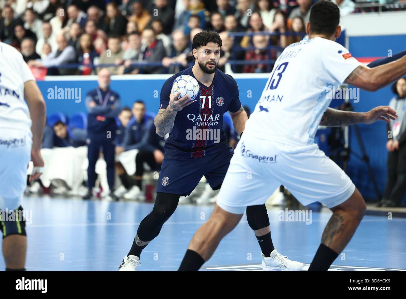 Elohim Prandi of Paris Saint-Germain Handball during the Liqui Moly ...