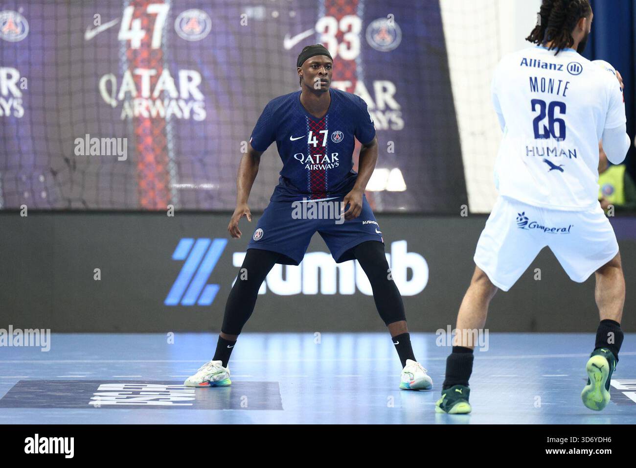 Wallem-Konrad Peleka of Paris Saint-Germain Handball during the Liqui ...