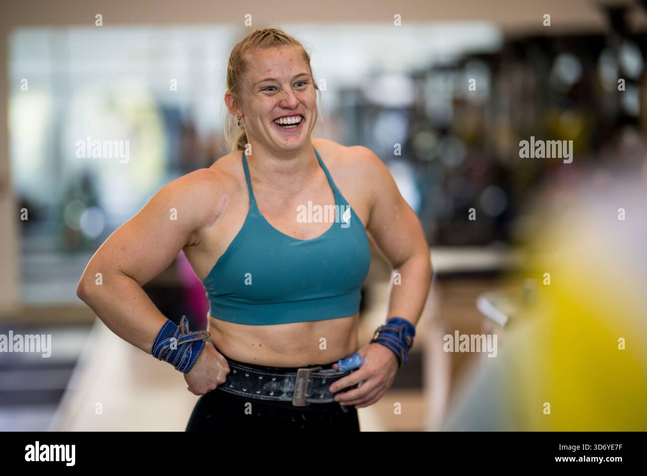 Athlete Ilke Lagrou pictured in action during pictured during the ...