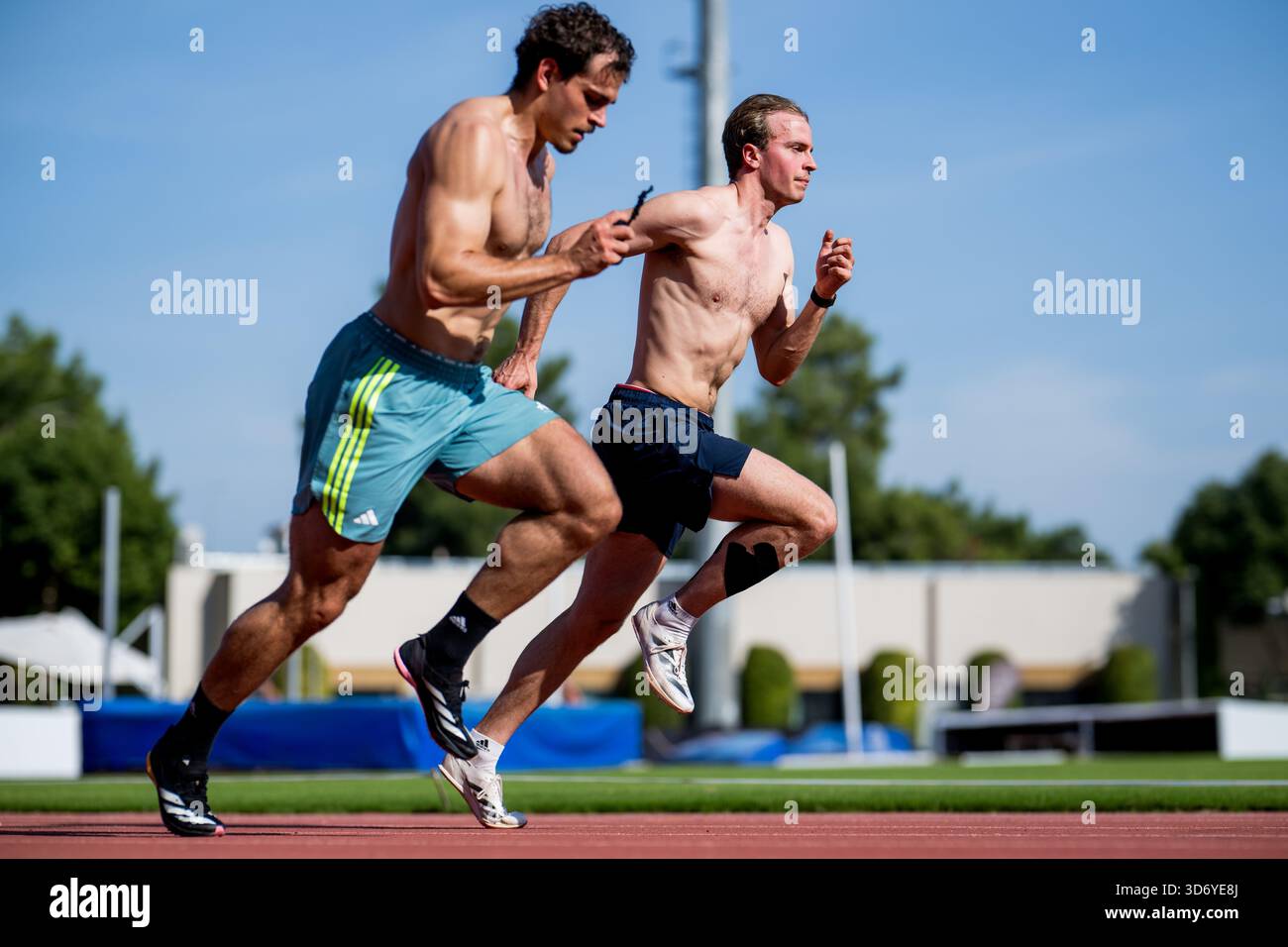 Athlete Kobe Vleminckx and Athlete Simon Verherstraeten pictured during ...