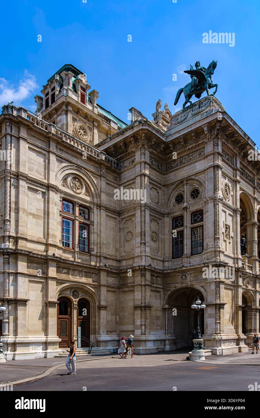 Staatsoper Wien, Östereich Die Wiener Staatsoper am Opernring in der ...