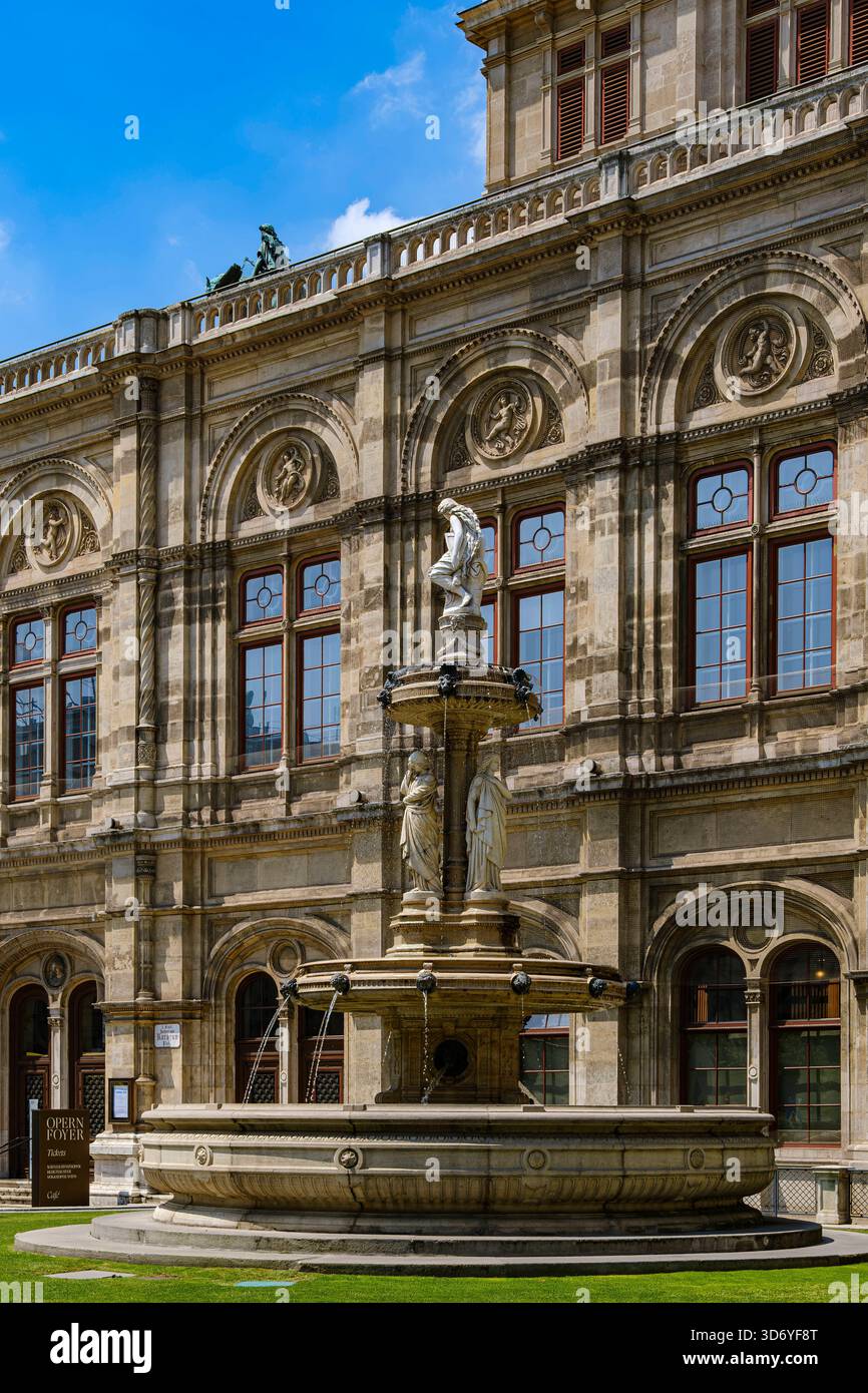 Staatsoper Wien, Östereich Die Wiener Staatsoper am Opernring in der ...