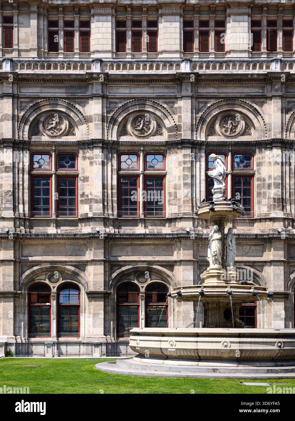 Staatsoper Wien, Östereich Die Wiener Staatsoper am Opernring in der ...