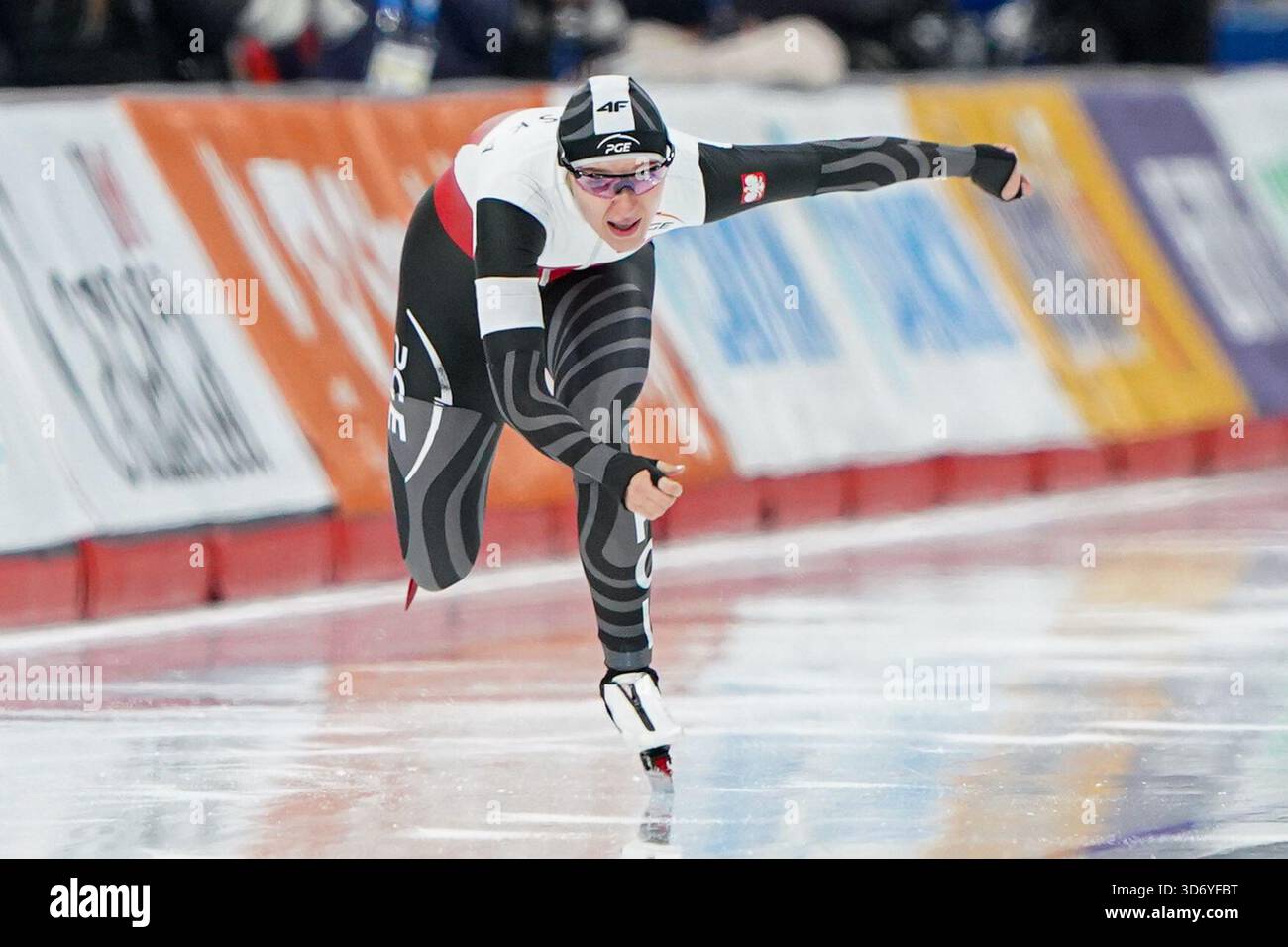 CALGARY, CANADA - NOVEMBER 22: Martyna Baran of Poland during the ISU ...