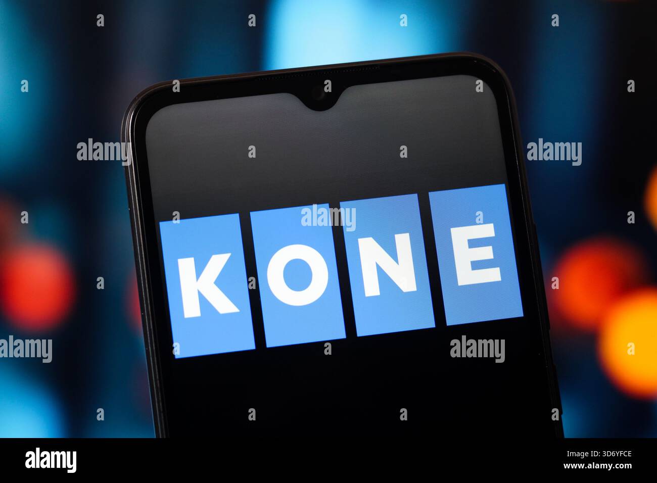 November 22, 2025, Canada: In this photo illustration, the KONE logo is ...