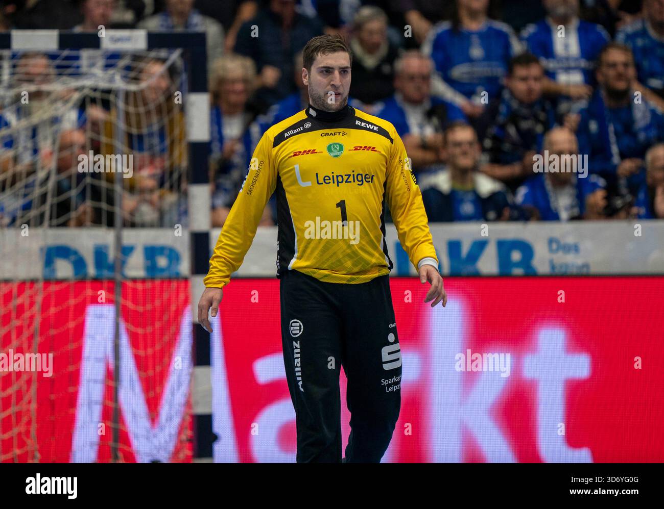 Domenico Ebner (SC DHfK Leipzig) VfL Gummersbach - SC DHfK Leipzig ...