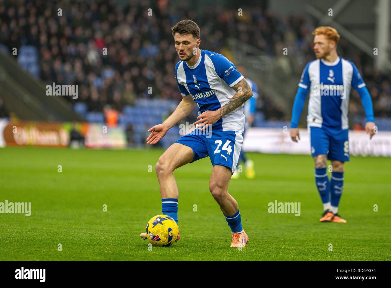 Jamie Robson of Oldham Athletic during the Sky Bet League 2 match ...