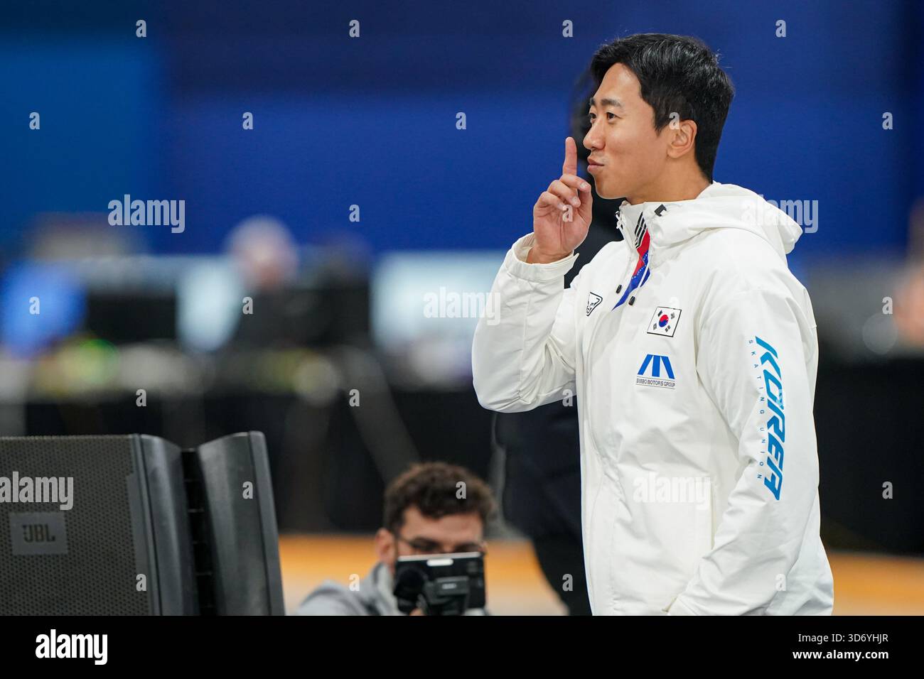 CALGARY, CANADA - NOVEMBER 22: Jun-Ho Kim of Republic of Korea during ...