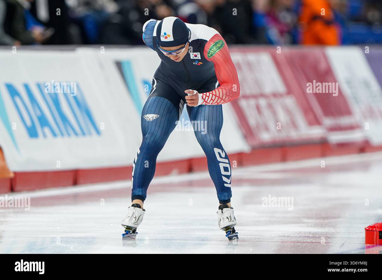 CALGARY, CANADA - NOVEMBER 22: Jun-Ho Kim of Republic of Korea during ...
