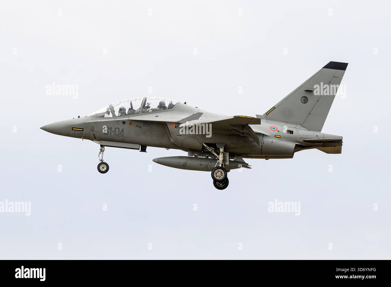 An Aermacchi/ Alenia T346 master training aircraft of the Italian air ...