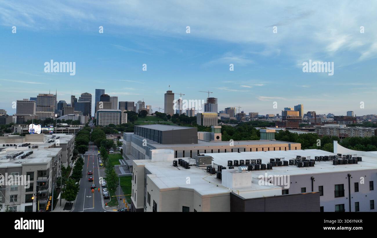 Buildings skyscrapers drone view hi-res stock photography and images ...