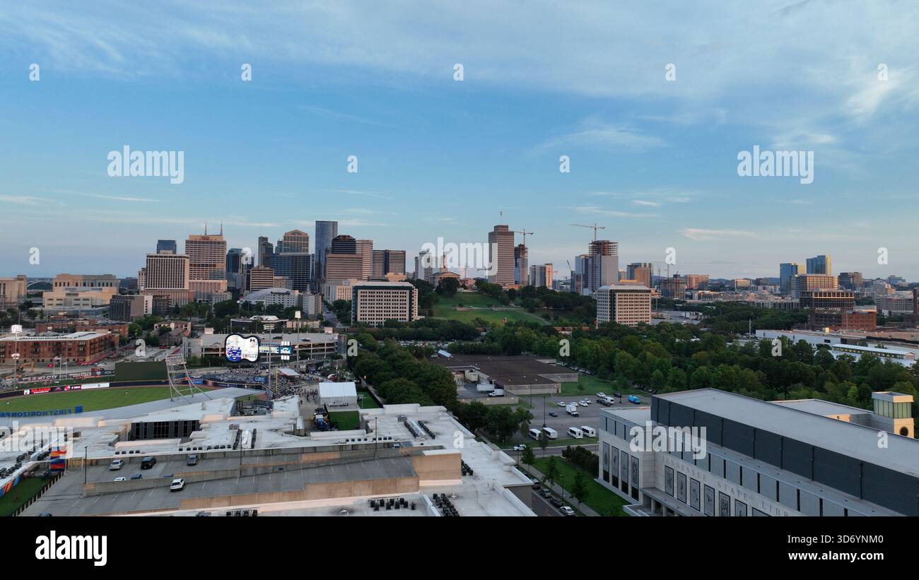 Drone view modern buildings greenery hi-res stock photography and ...