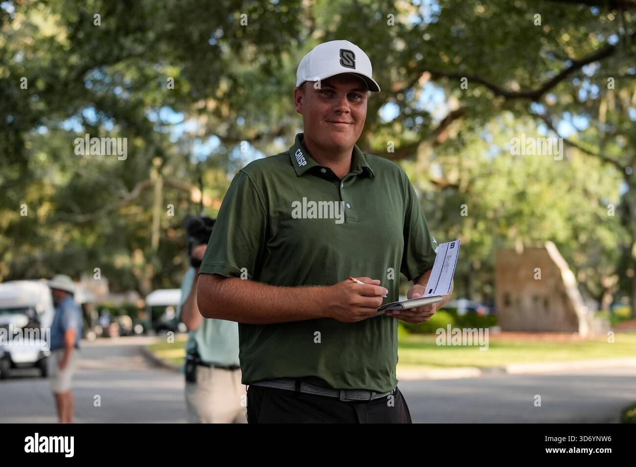 Sami Valimaki walks off the 18th hole during the third round of the RSM ...