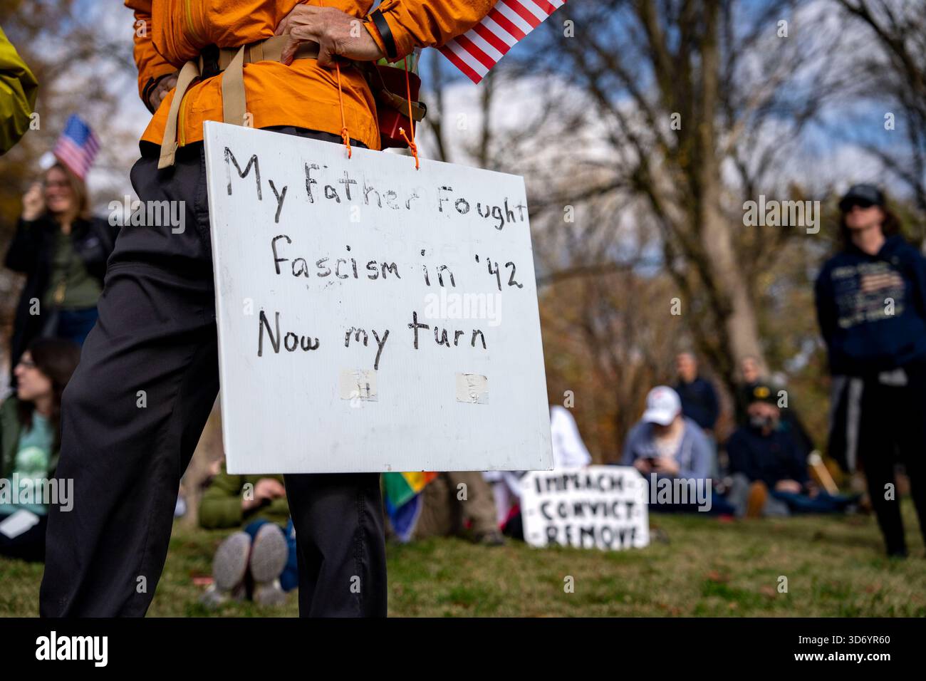 People participate in the "Remove the Regime" protest outside the ...