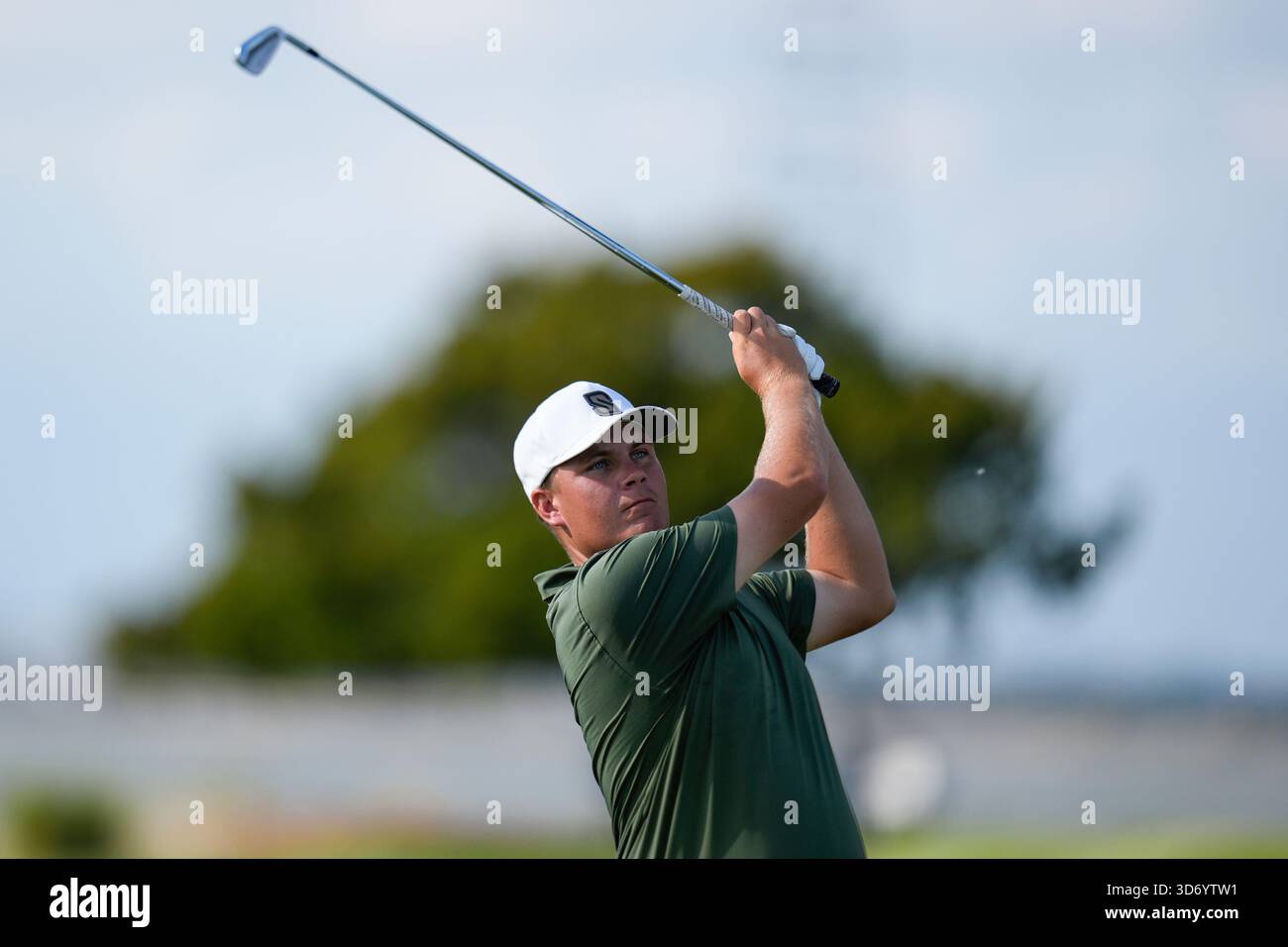Sami Valimaki hits from the 12th tee during the third round of the RSM ...