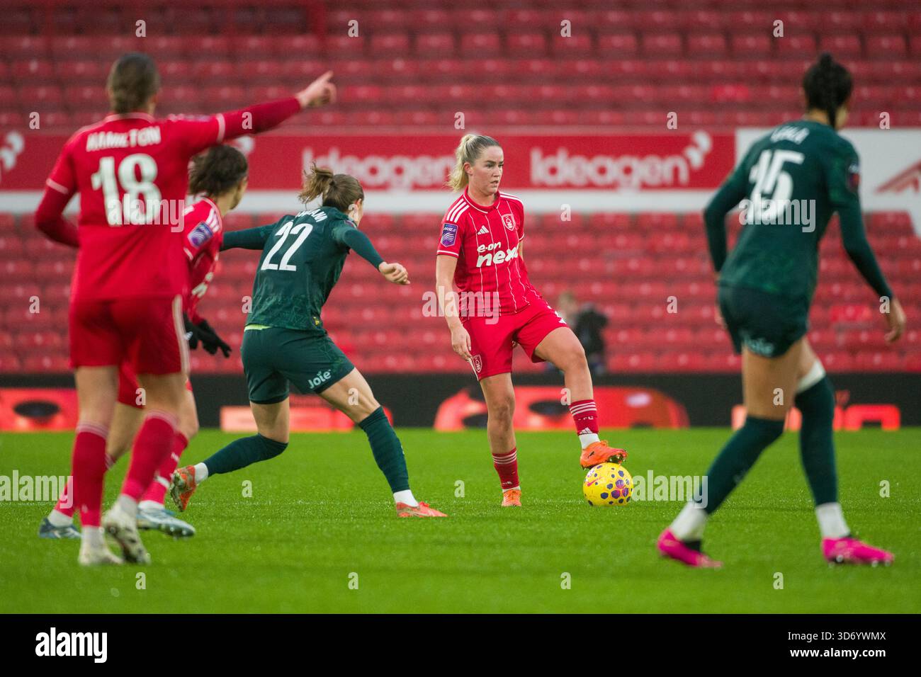 Nottingham, UK. 22nd November, 2025. Jessie Stapleton of Nottingham ...