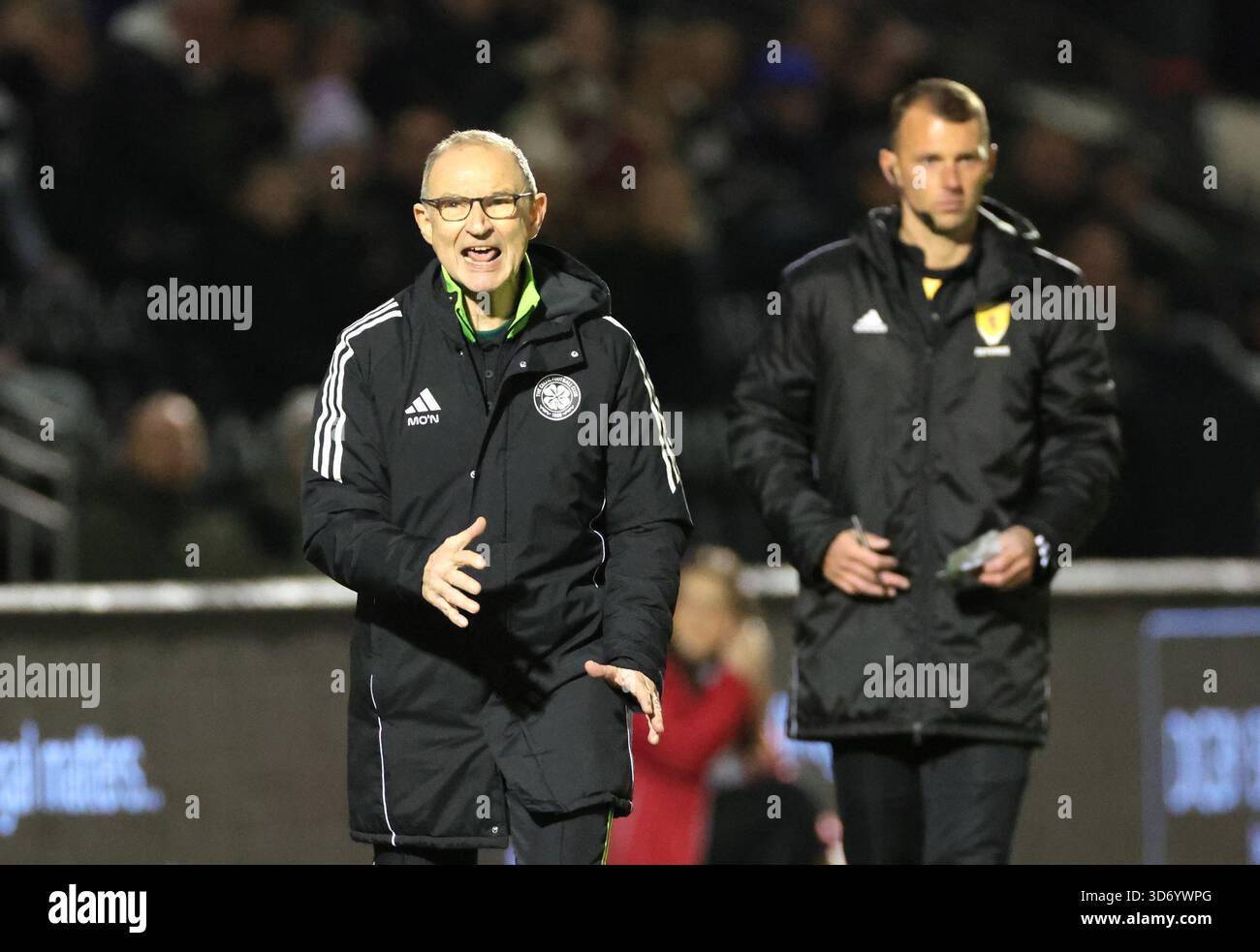 Celtic interim manager Martin O'Neill during the William Hill ...