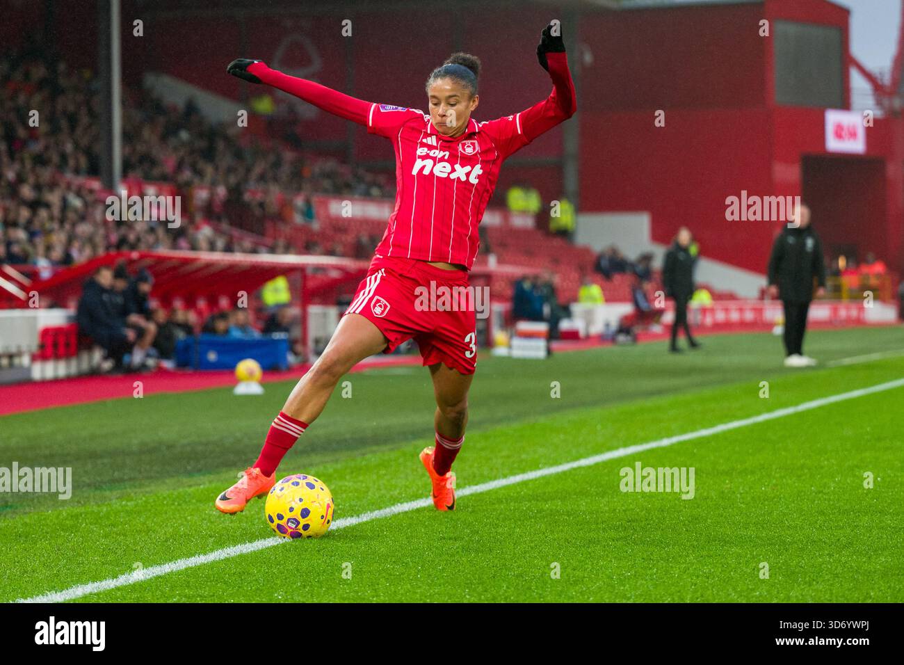 Nottingham, UK. 22nd November, 2025. Chantelle Boye-Hlorkah of ...