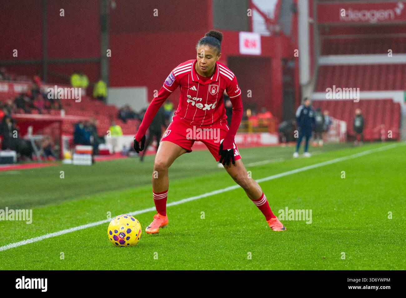 Nottingham, UK. 22nd November, 2025. Chantelle Boye-Hlorkah of ...