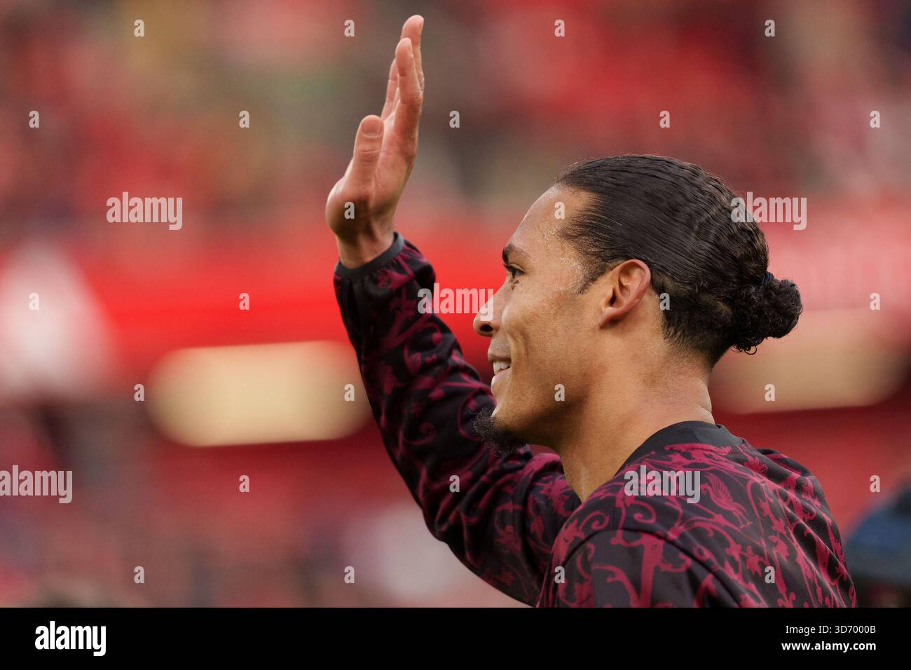 Virgil van Dijk of Liverpool is seen during the Premier League match ...
