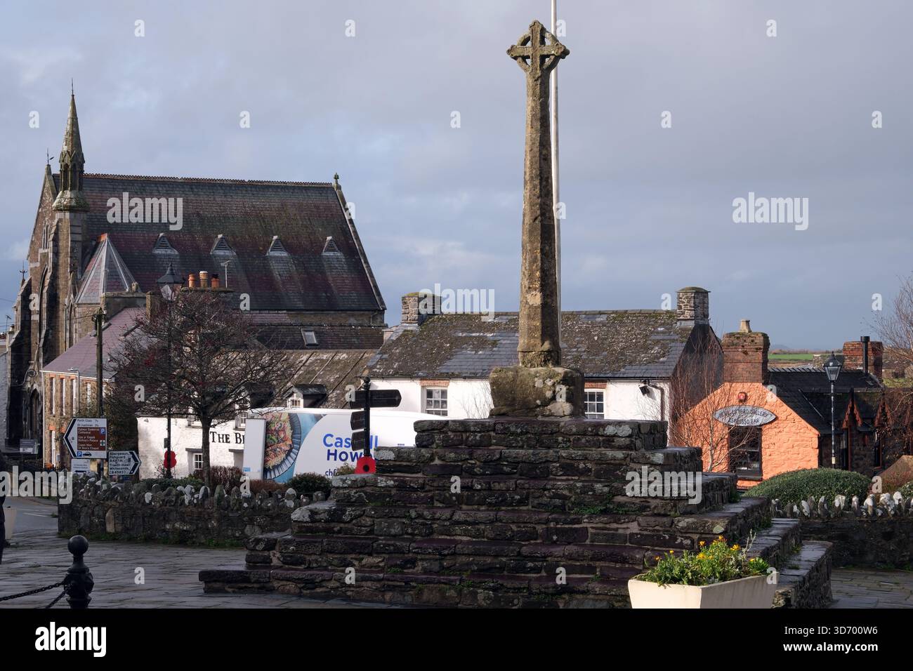 The Celtic Old Cross - fourteenth century - in Cross Square the city of ...