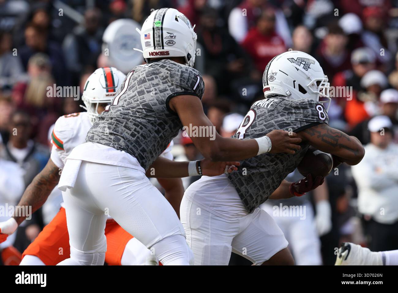 November 22, 2025: Virginia Tech Hokies quarterback Kyron Drones (1 ...