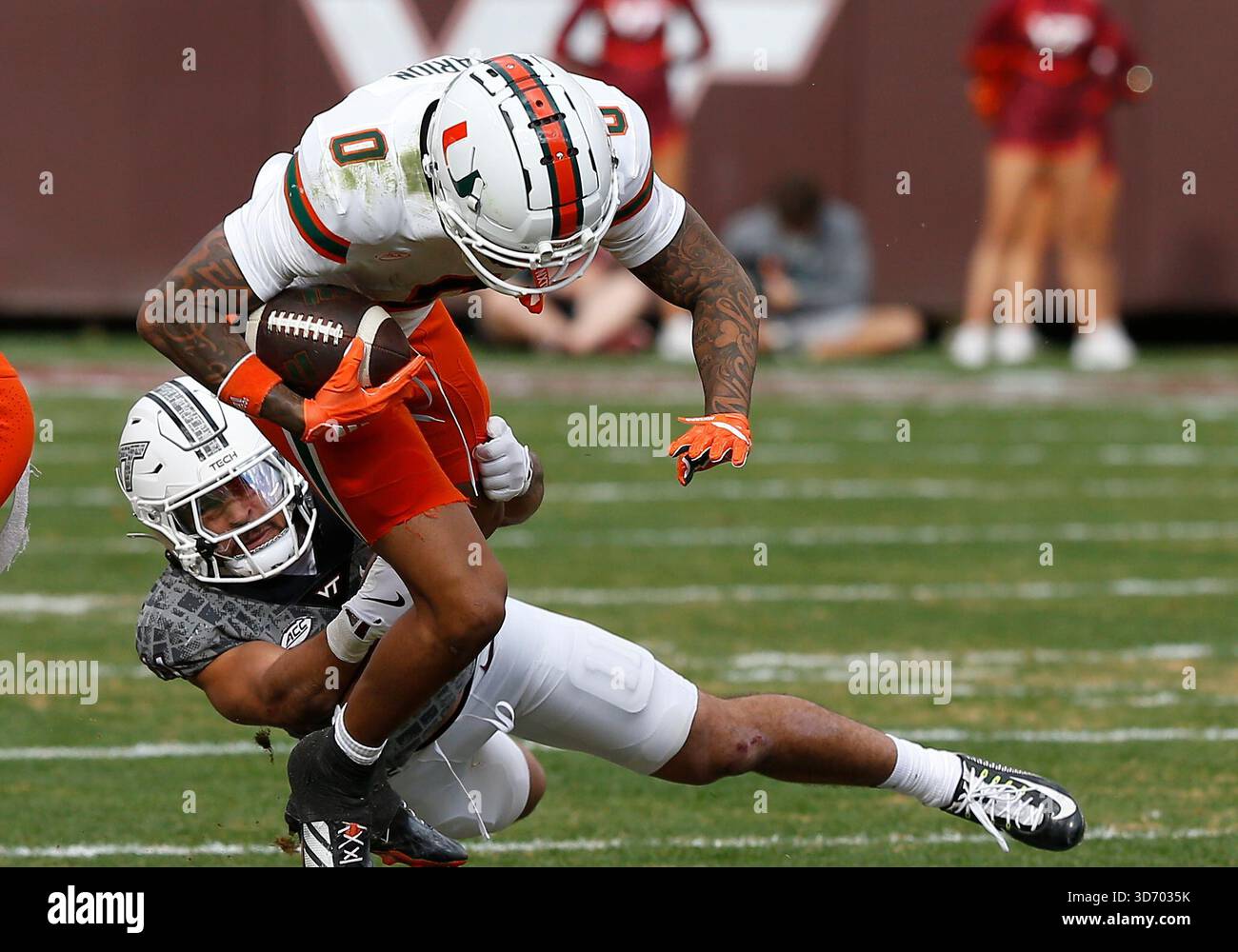 BLACKSBURG, VA - NOVEMBER 22: Virginia Tech Hokies safety Tyson Flowers ...