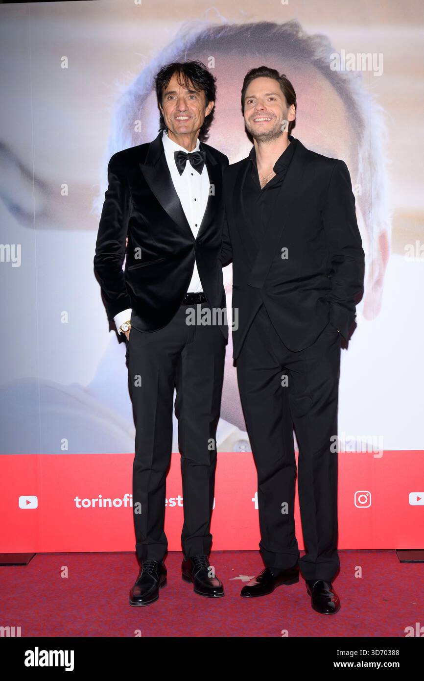 Giulio Base , Claude Lelouch 43rd Edition TFF - Torino Film Festival Opening Red Carpet Teatro ...