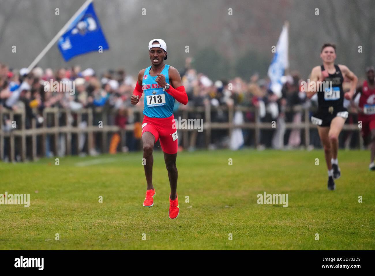 Habtom Samuel of New Mexico wins the men's race in 28?33.9 during the ...