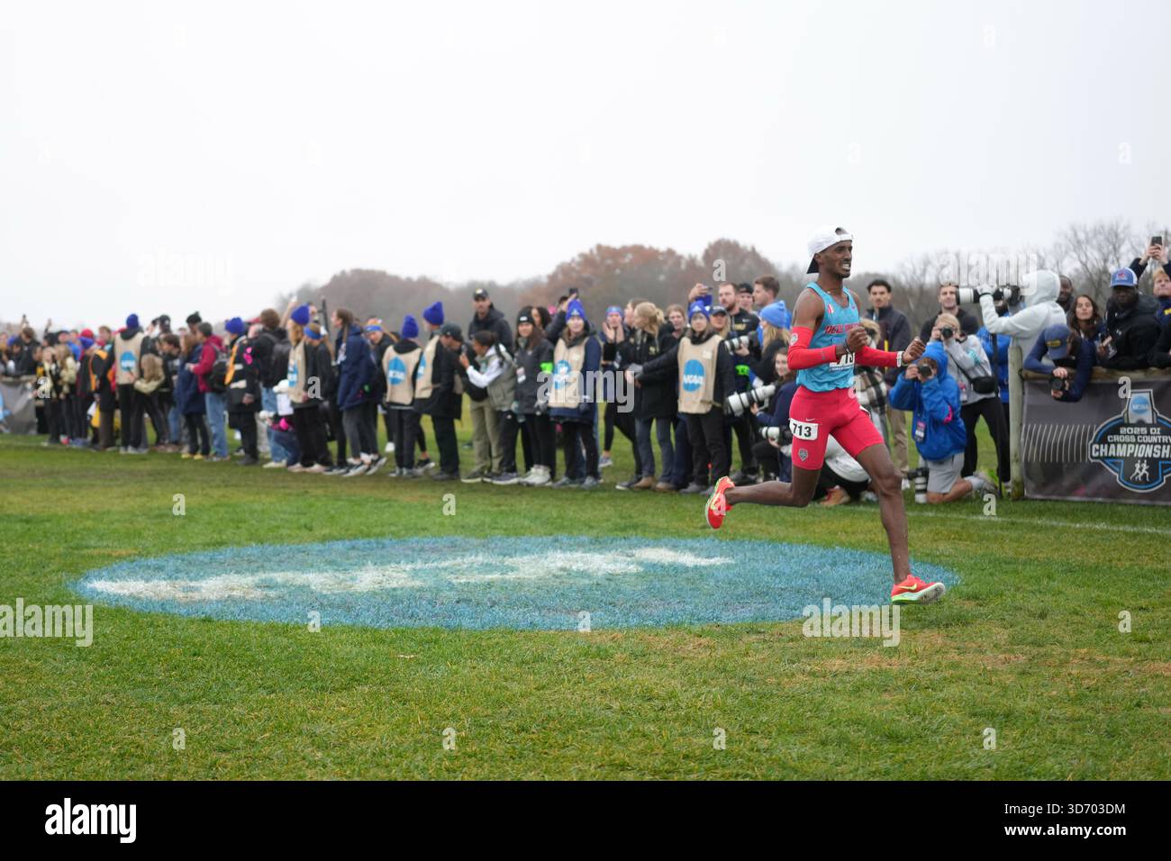 Habtom Samuel of New Mexico wins the men's race in 28?33.9 during the ...