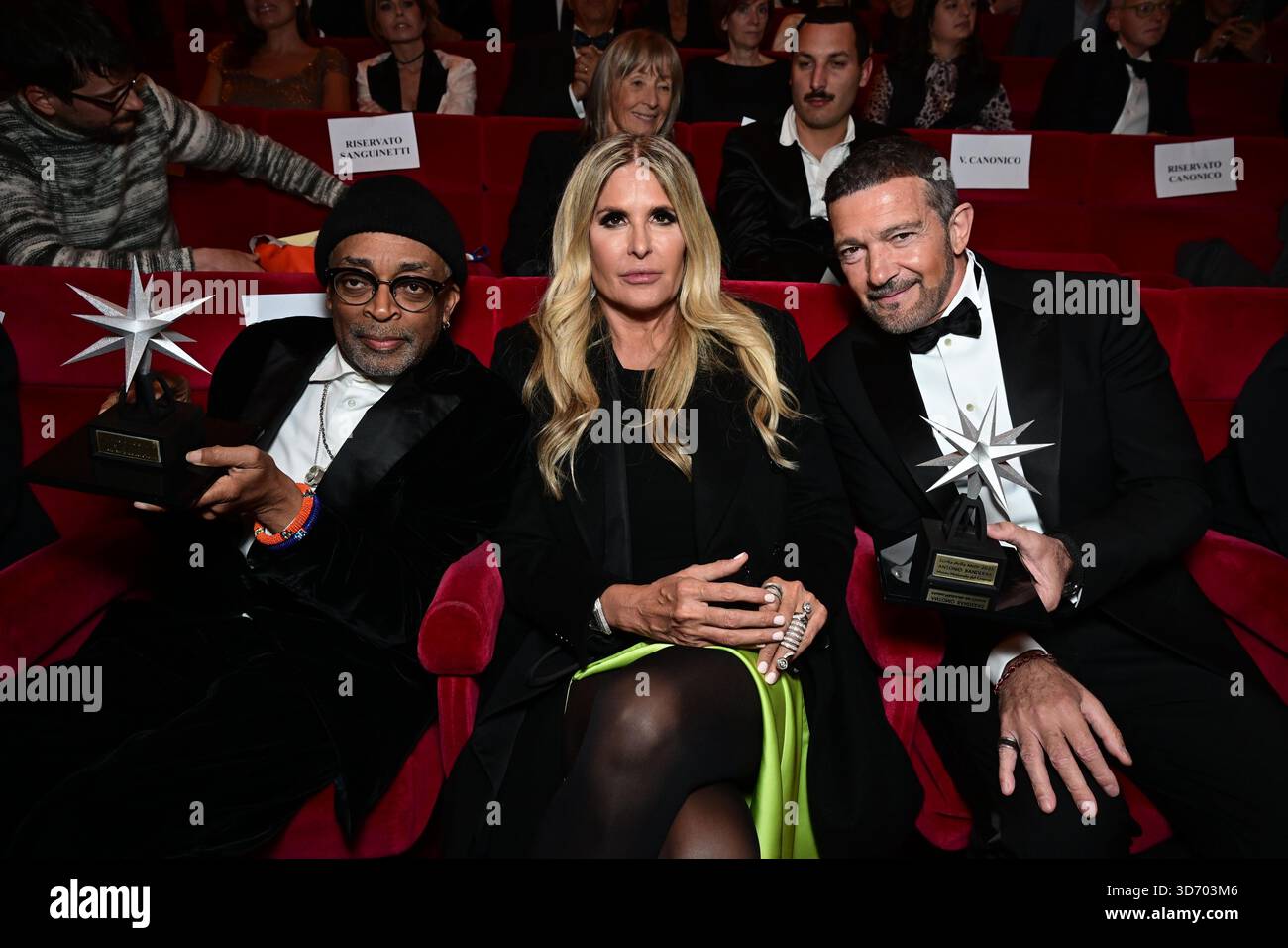 Spike Lee , Tiziana Rocca , ? , Antonio Banderas 43rd Edition TFF ...