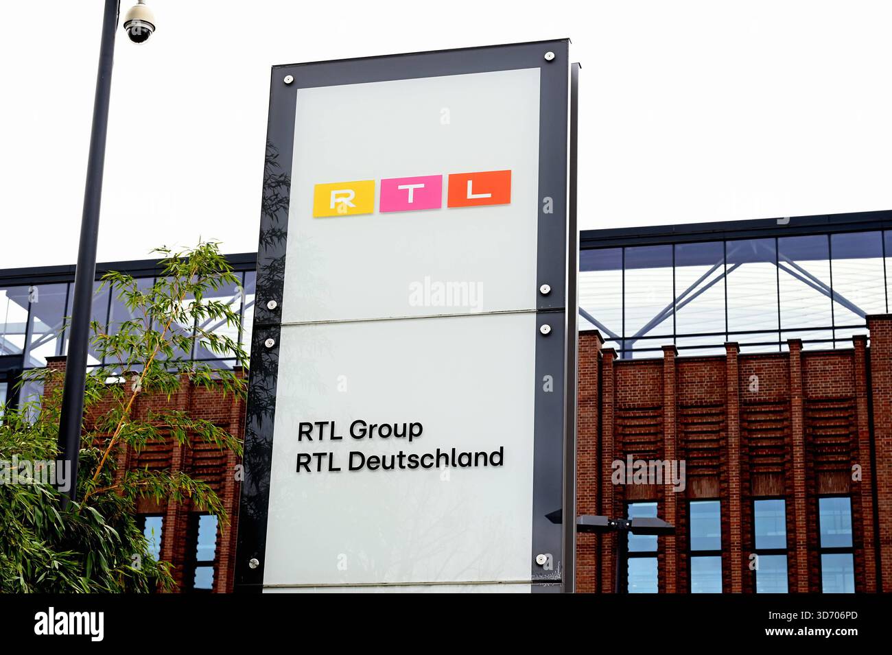 Logo, Schriftzug vin RTL Television, kurz RTL, ein deutschsprachiger ...