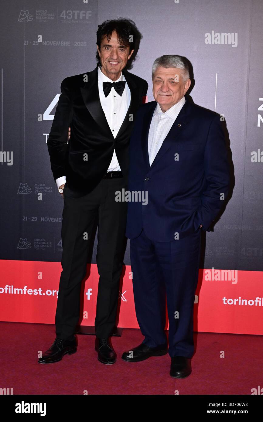 Giulio Base , Aleksandr Sokurov 43rd Edition TFF - Torino Film Festival Opening Red Carpet ...