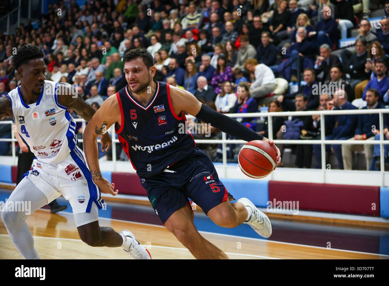 11/22/2025 - Gentile Alessandro - WeGreenIt Urania Milano during RSR Sebastiani Rieti vs ...