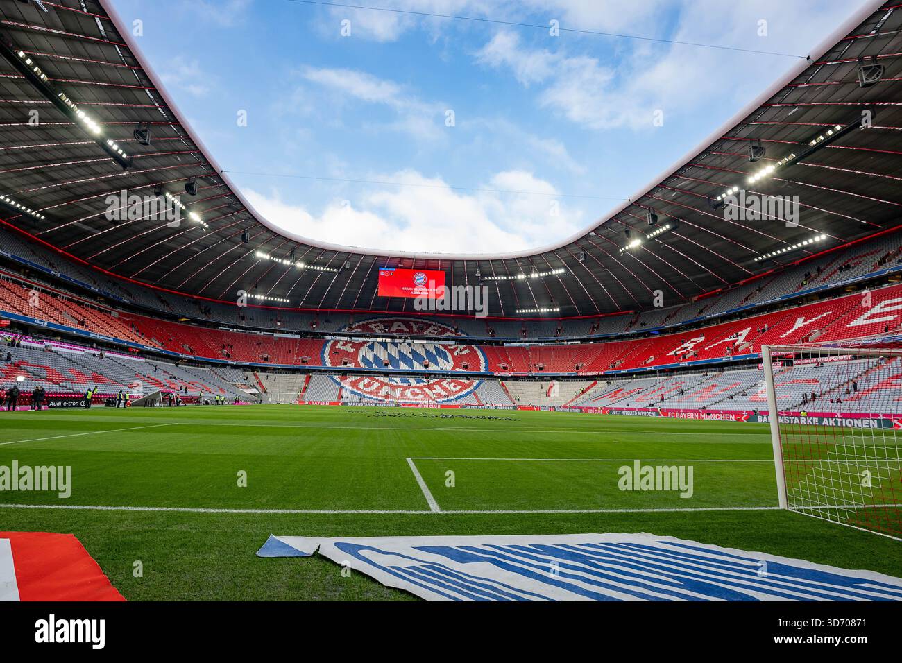 Stadium total view with a look at the North Curve with the FC FC Bayern ...