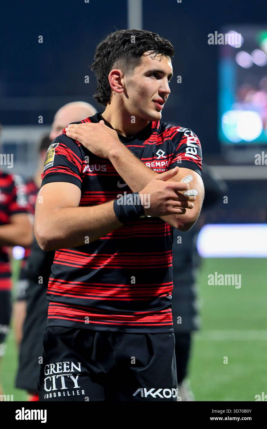 Efrain Elias of Stade Toulousain during the Top14 match between ...