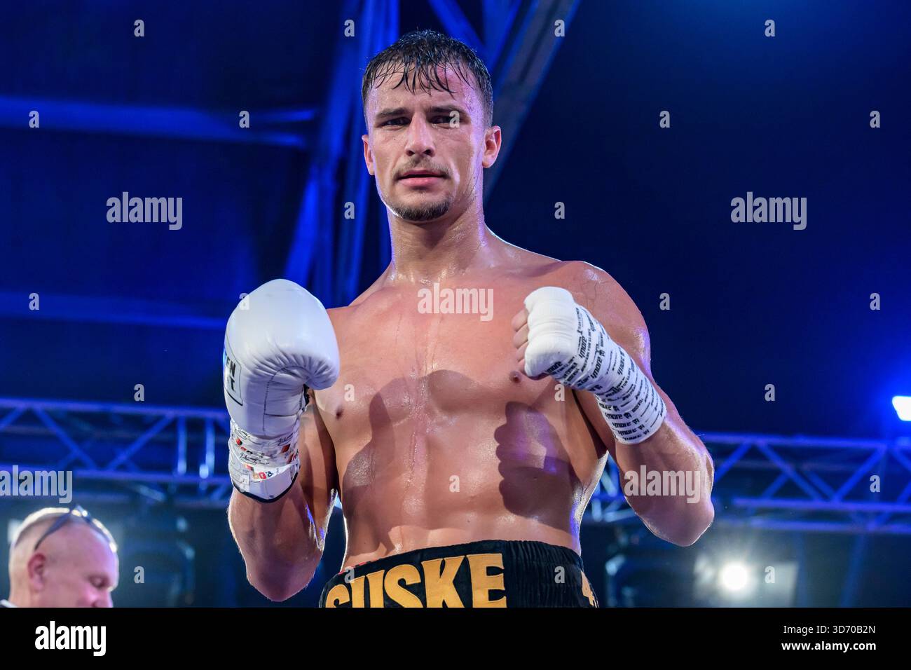 from left: Max Suske, GER, Chemnitz, SES Boxing Gala, at Kraftverkehr ...