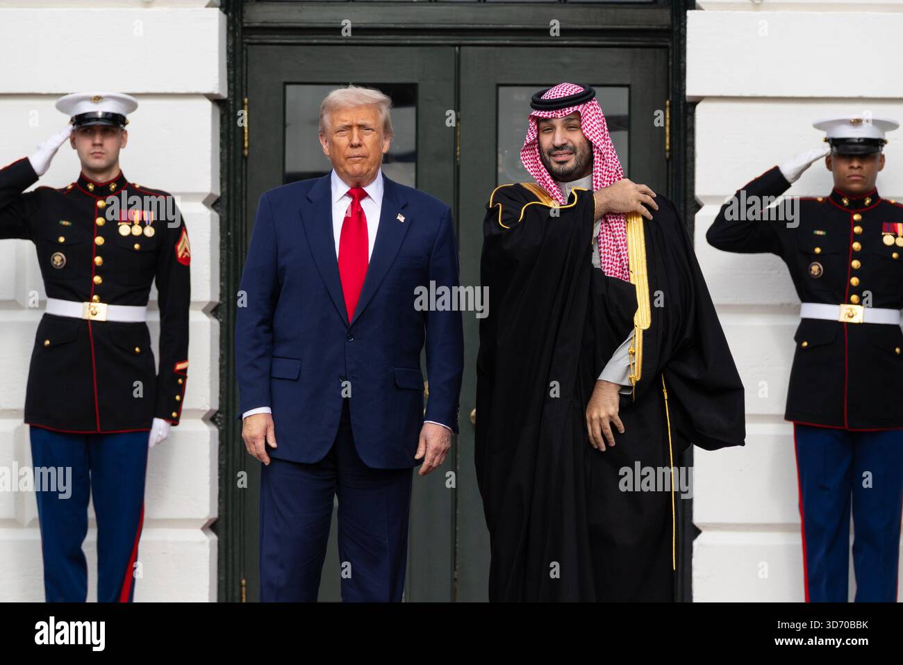United States President Donald J Trump welcomes Saudi Crown Prince ...
